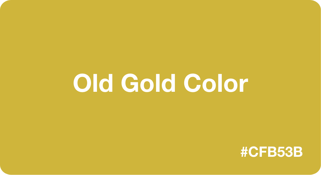 Old Gold Color HEX Code cfb53b